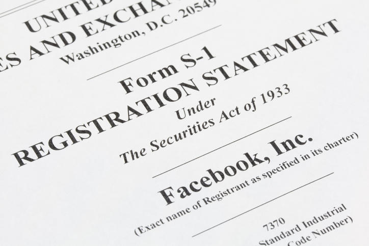 Completing SEC Form S-1